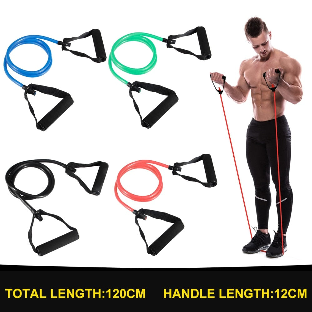 Yoga Pull Rope Resistance Bands Fitness Rubber expander- Workout ...