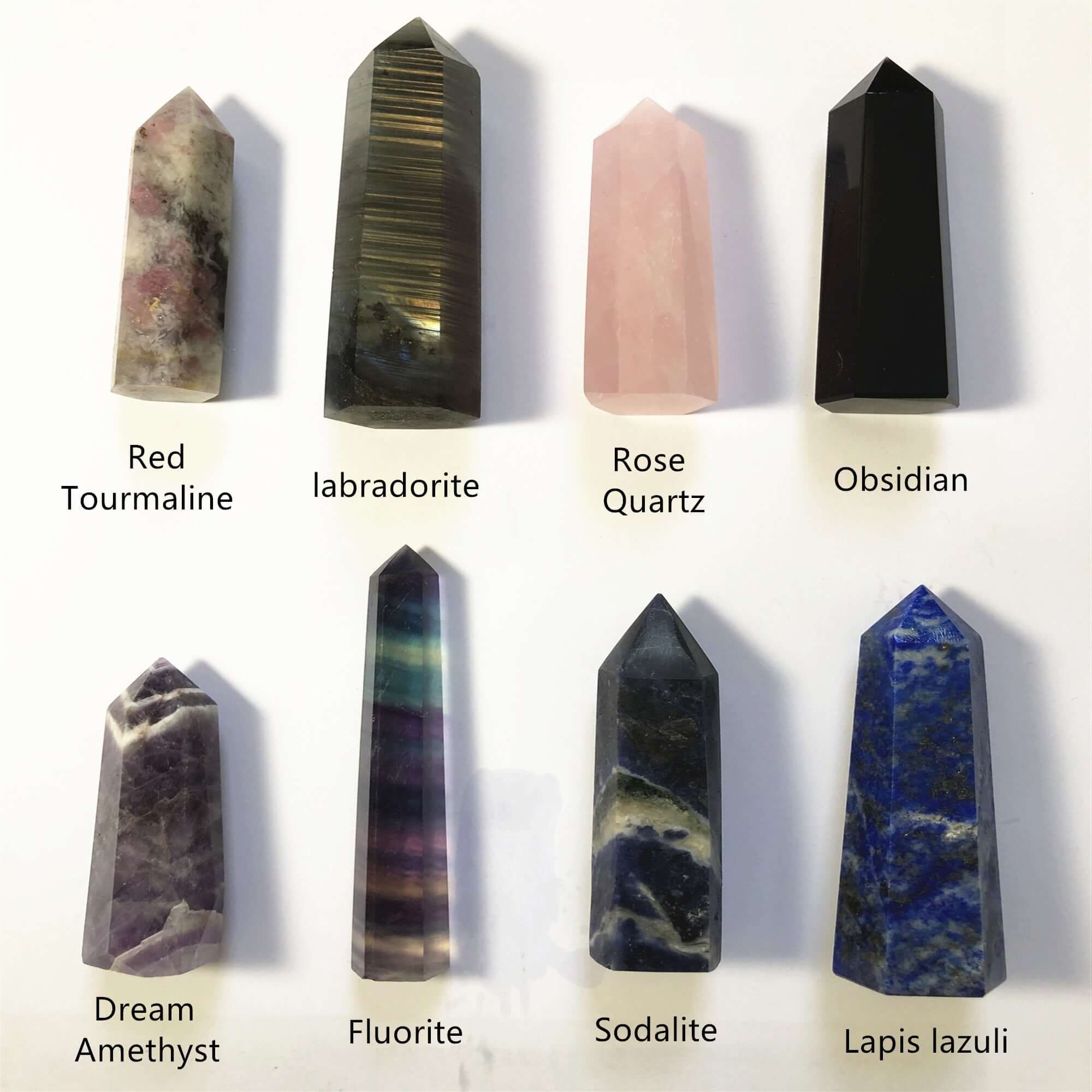 hexagonal crystals stone