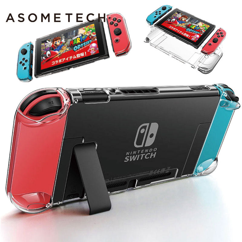 Detachable Crystal PC Transparent Case For Nintendo Switch Hard Clear ...